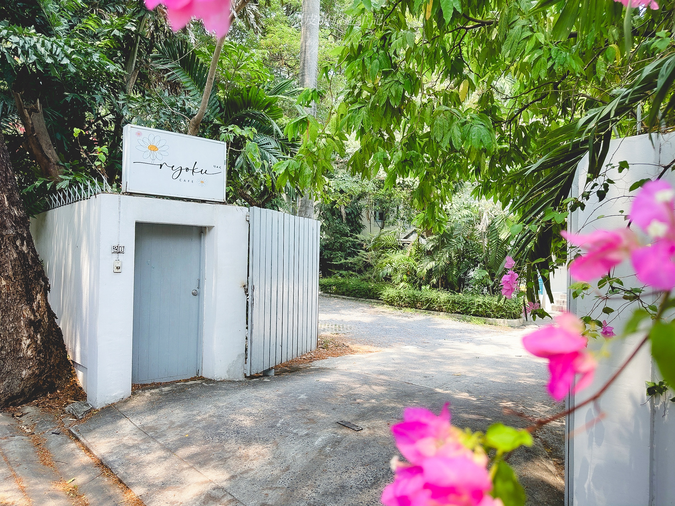 泰國曼谷咖啡廳。Ryoku Cafe｜被植物圍繞的綠洲系咖啡廳，走進玻璃屋中被滿滿的叢林包圍的幸褔感，曼谷景點推薦 - 黑皮的旅遊筆記